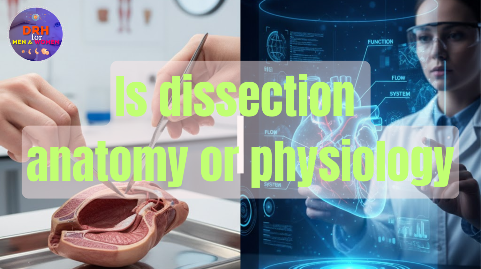 is dissection anatomy or physiology - Reproductive Health